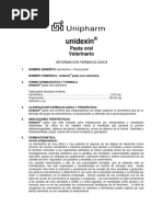 Moxidex Plus: Antiparasitario Efectivo | PDF