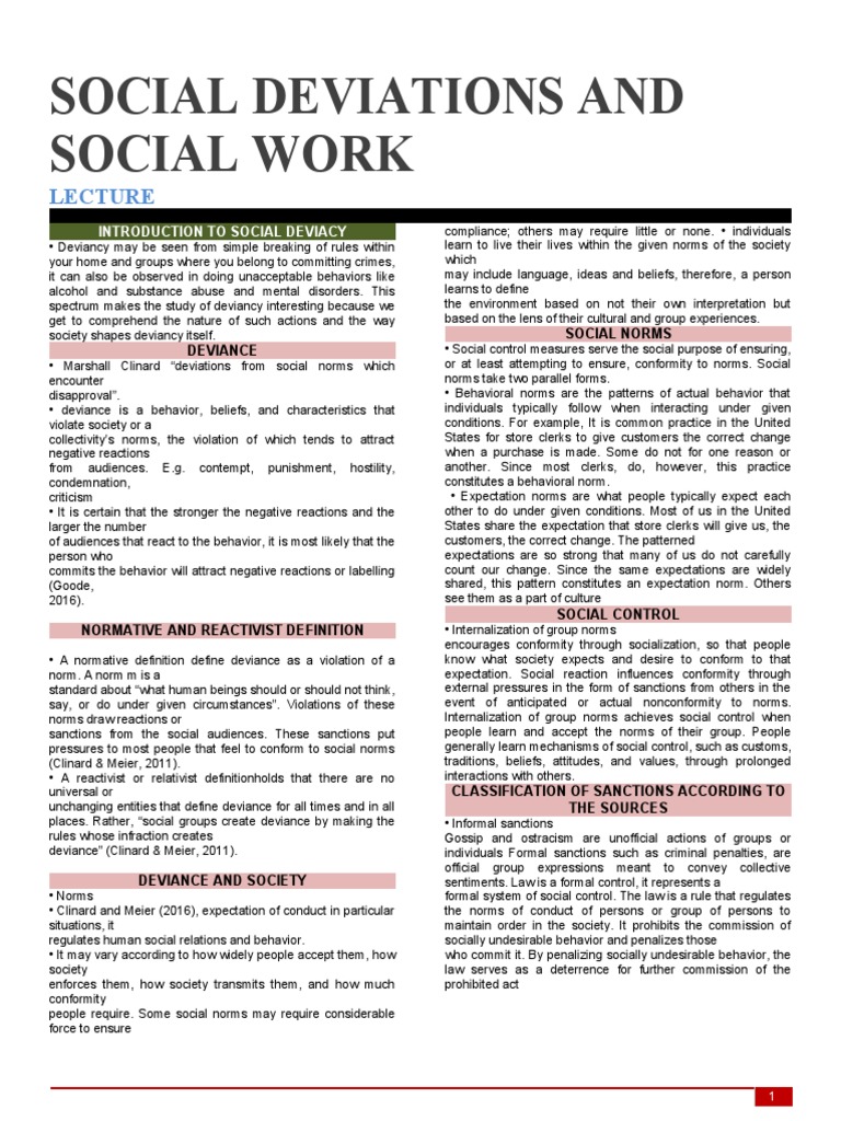 SWRK-80-SOCIAL-DEVIATION-AND-SOCIAL-WORK-notes-ORIGINAL.-1.docx | PDF ...
