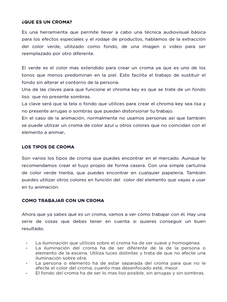 U4 - Adj - 02 - Que Es Un Croma - PDF | PDF