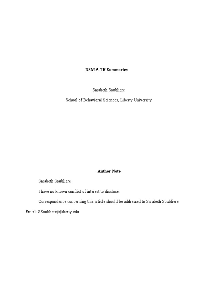 3 soubliere_s APA 7th Template for DSM summaries-1 | PDF | Caffeine ...