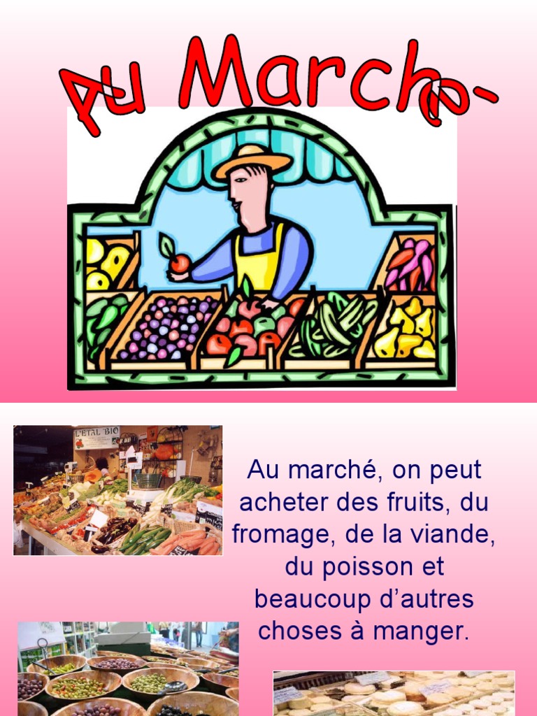 Au Marché 2 | PDF | Nourritures | Préparation de nourriture et de boisson