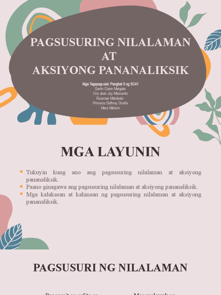 FilDis Group-5 SC41 | PDF