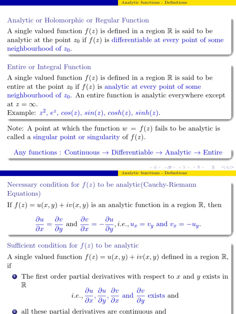 1-Module-1 Complex Variables-21-01-2023 | PDF | Holomorphic Function | Differential Calculus