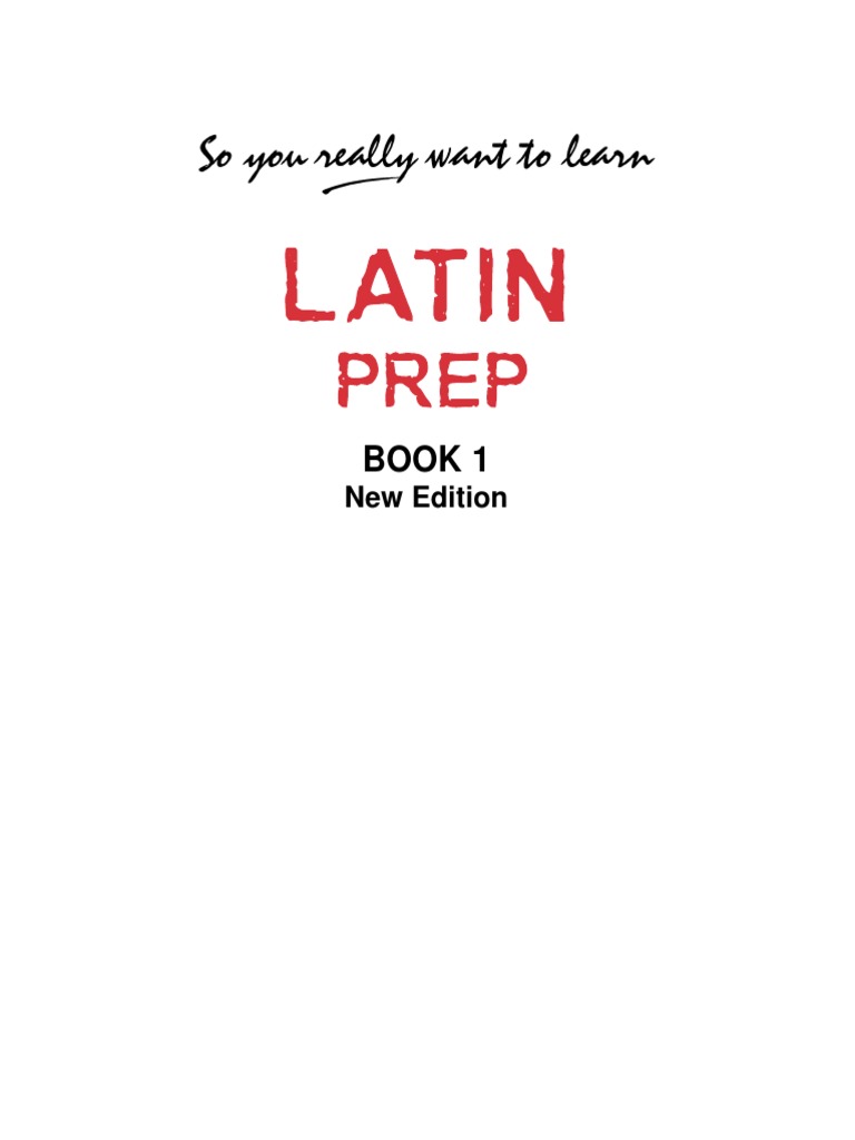 Latin Prep Book 1 Sample Pages 2 | PDF | English Language | Consonant