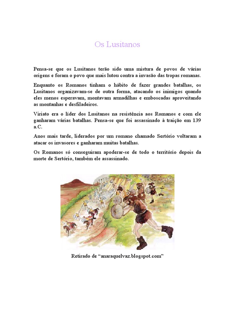 Os Lusitanos | PDF
