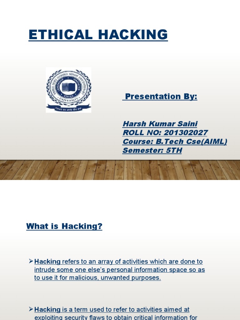 An Introduction to Ethical Hacking: Exploring Common Hacking Methods ...