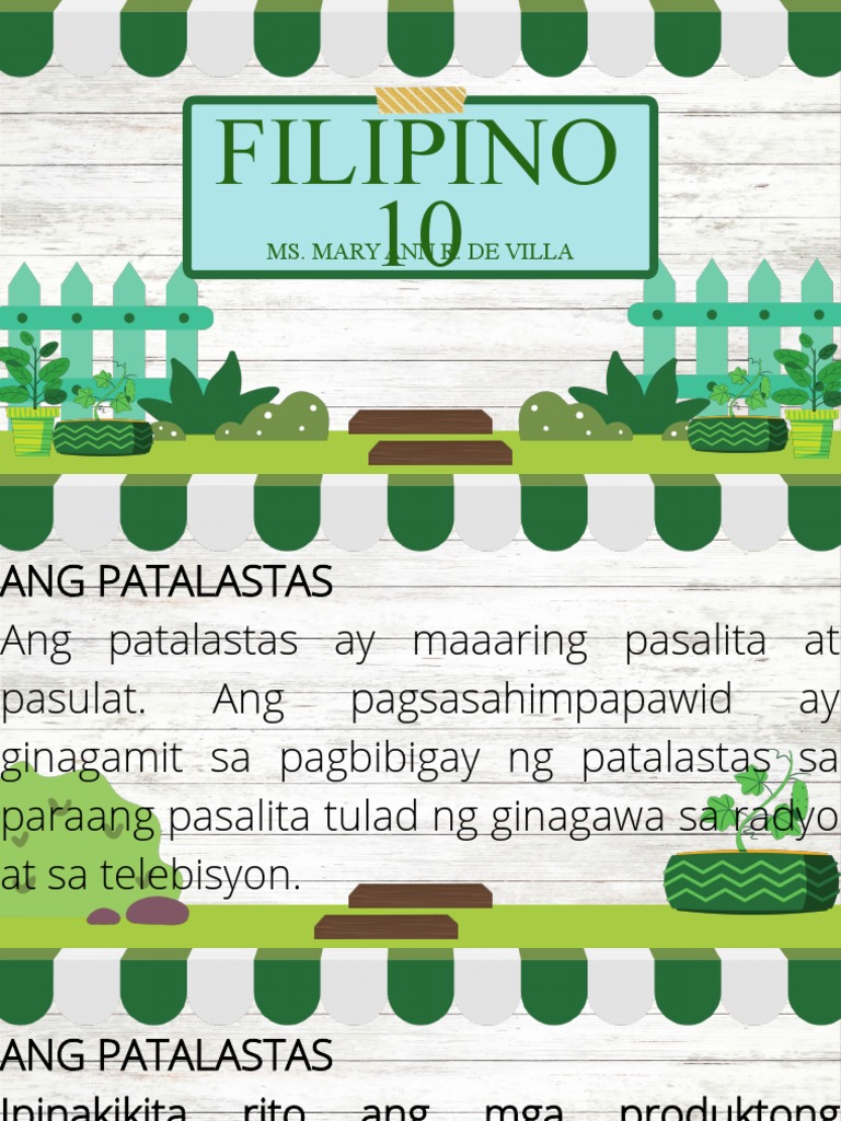 Patalastas.pptx | PDF