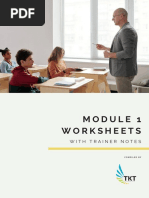 TESOL Sample Test 1 | PDF | Learning | Teachers