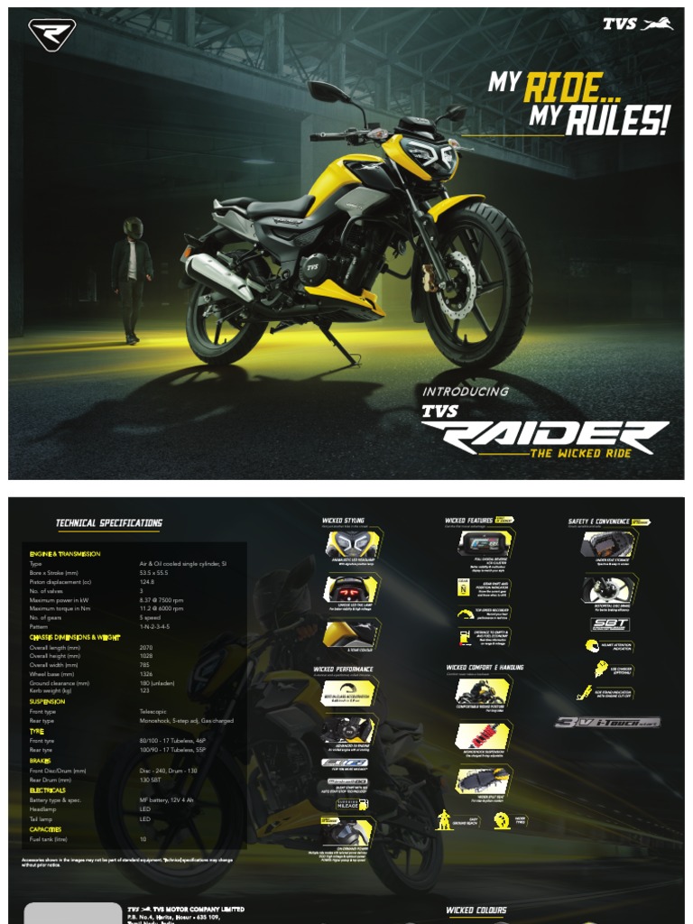 TVS Raider | PDF | Fuel Economy In Automobiles | Vehicles