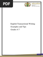 Grades 4-7 English - Marking Guidelines-Rubrics | PDF | Essays | Editing