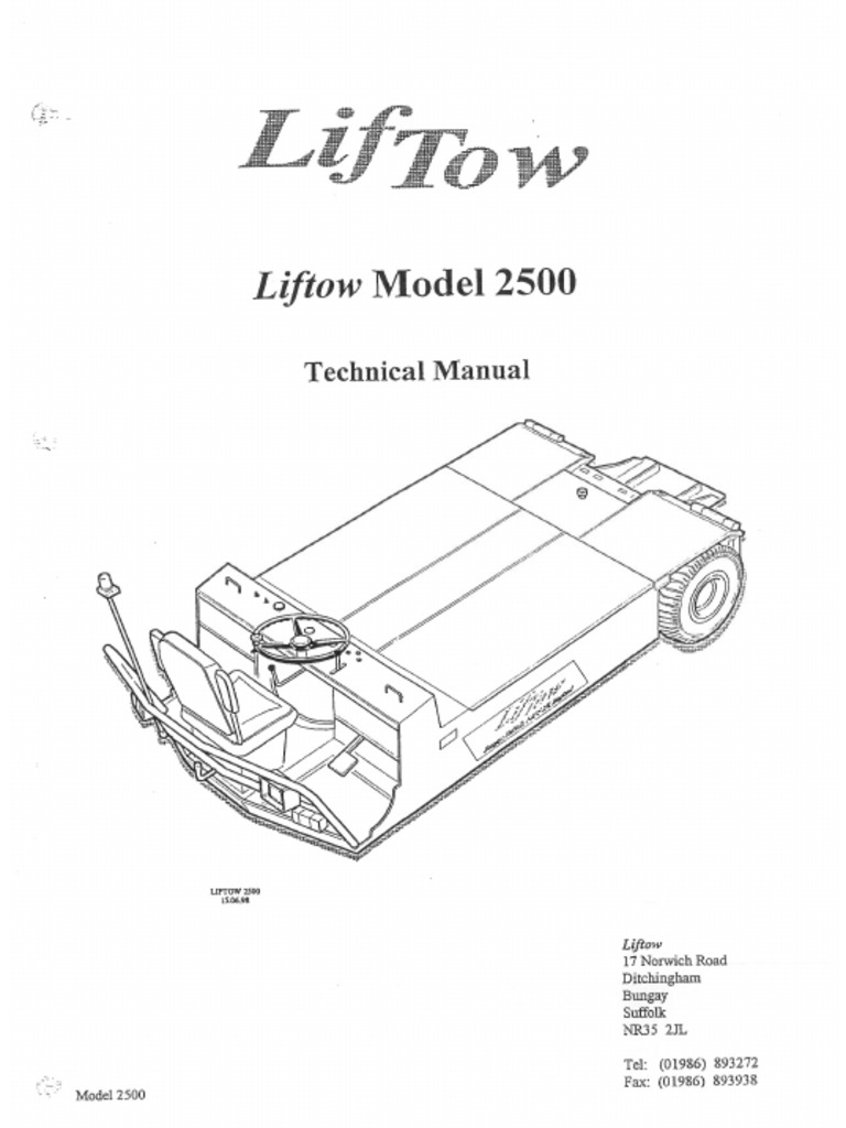 Liftow Model 2500 | PDF
