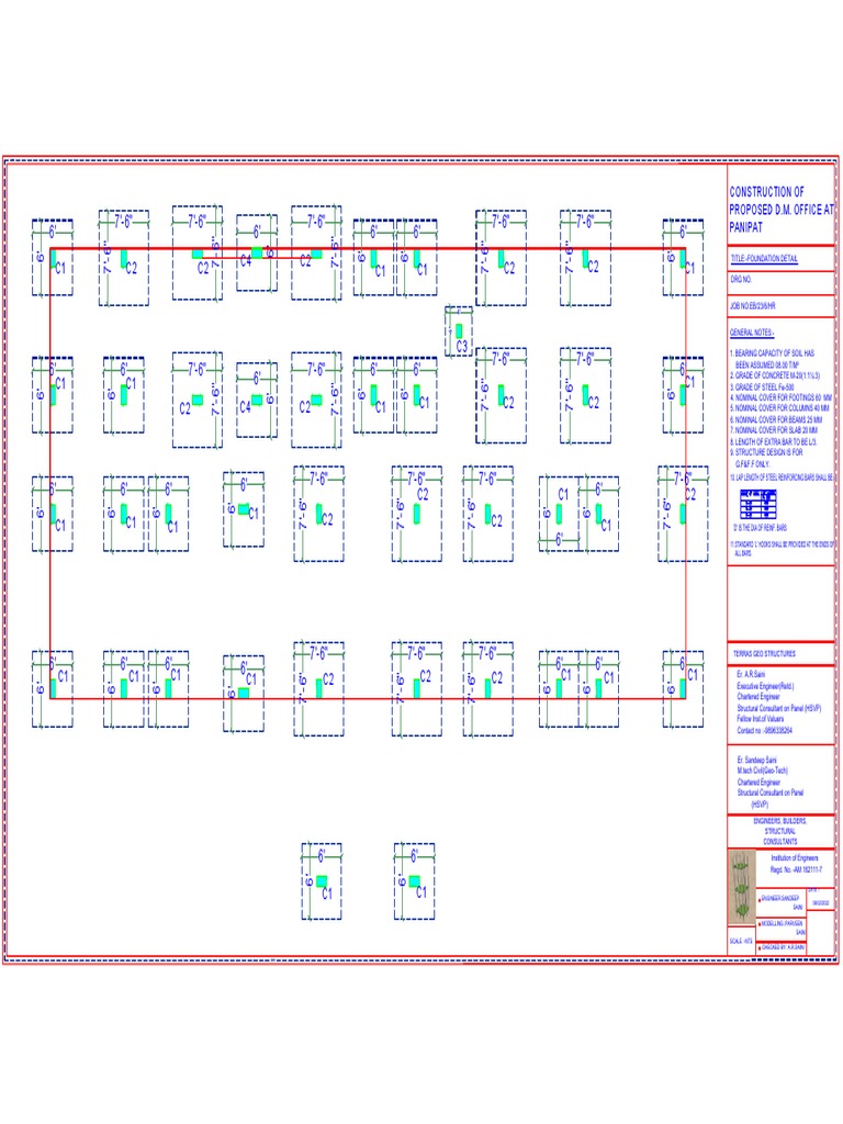 C1 C2 C2 C2 C1 C2 C2 C1 C1 C4: Construction of Proposed D.M. Office at ...
