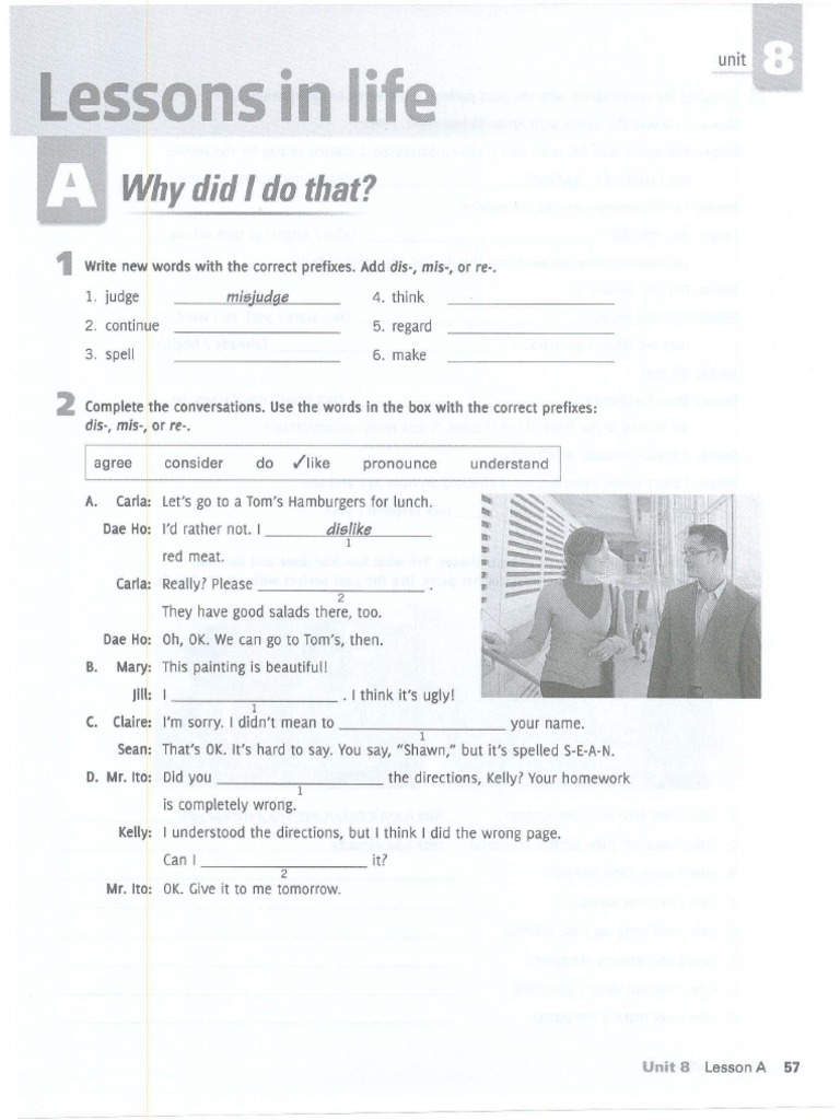 Workbook Unit 8 | PDF