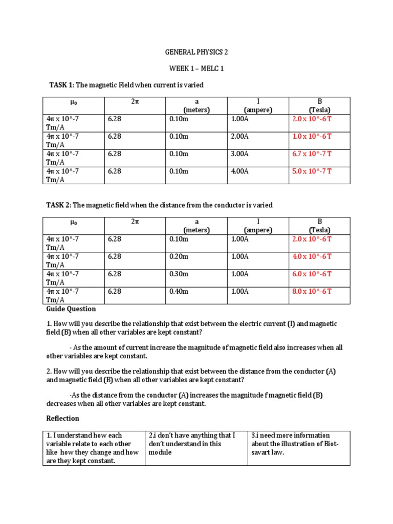 GENERAL PHYSICS 2 Module | PDF