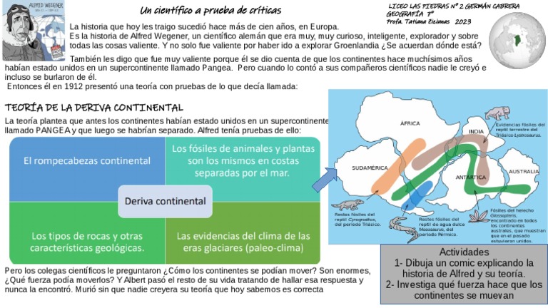 Teoría de la deriva continental | PDF