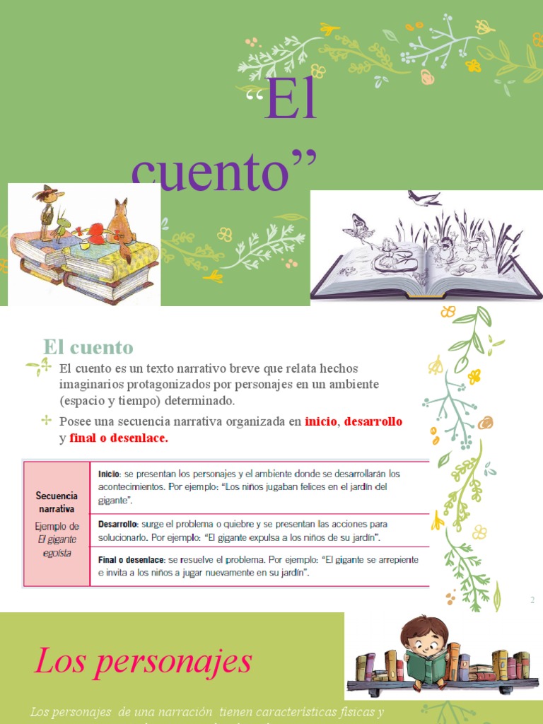 Estructura y elementos del cuento | PDF