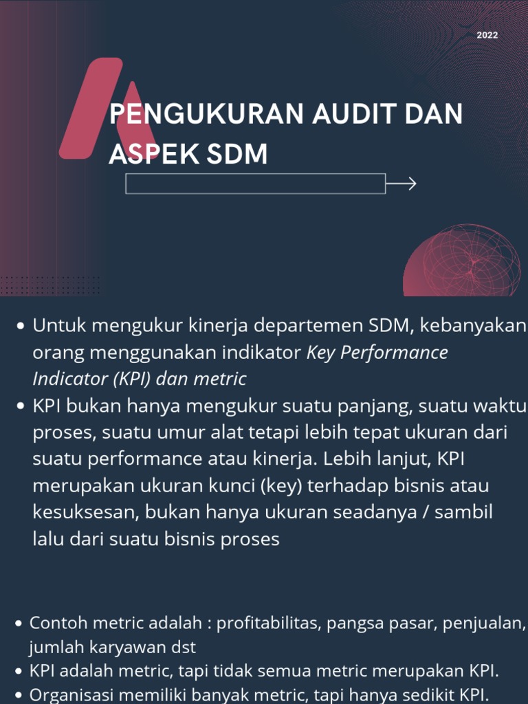 Pengukuran KPI dan Metrik SDM 2022 | PDF