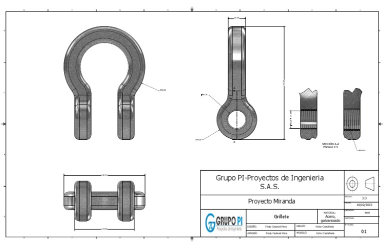 Plano 01 - GRILLETE | PDF