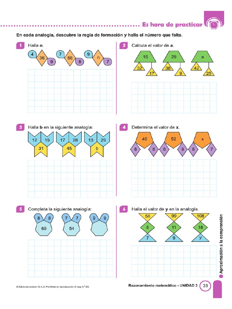 Ejercicios de Matematicas 3ra Parte | PDF