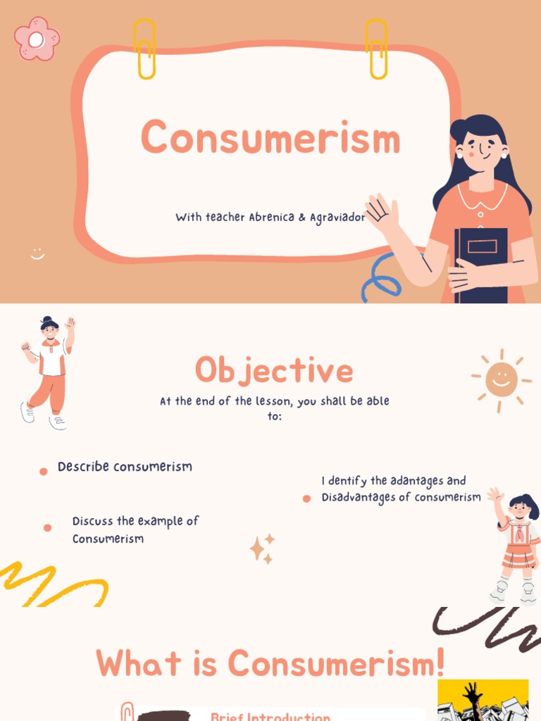 Consumerism 2 | PDF | Consumerism | Goods