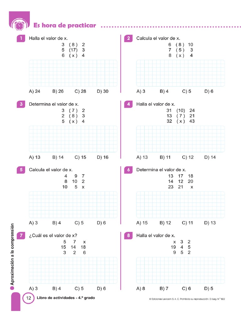 Ejercicios para Concurso de Matematica Parte 1 | PDF