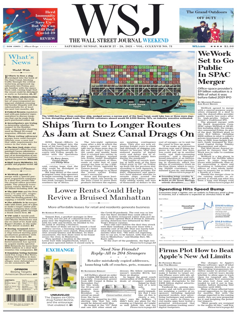 2021-03-27 WSJ.pdf | PDF | Apple Inc. | Yarn