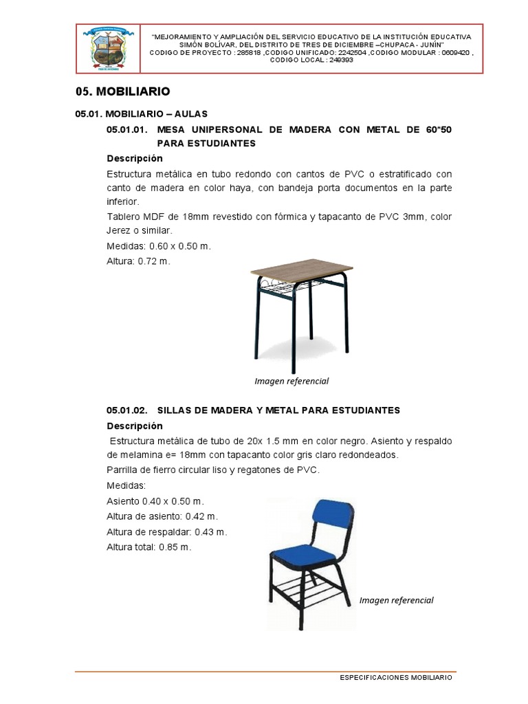 Eett. de Mobiliario | PDF