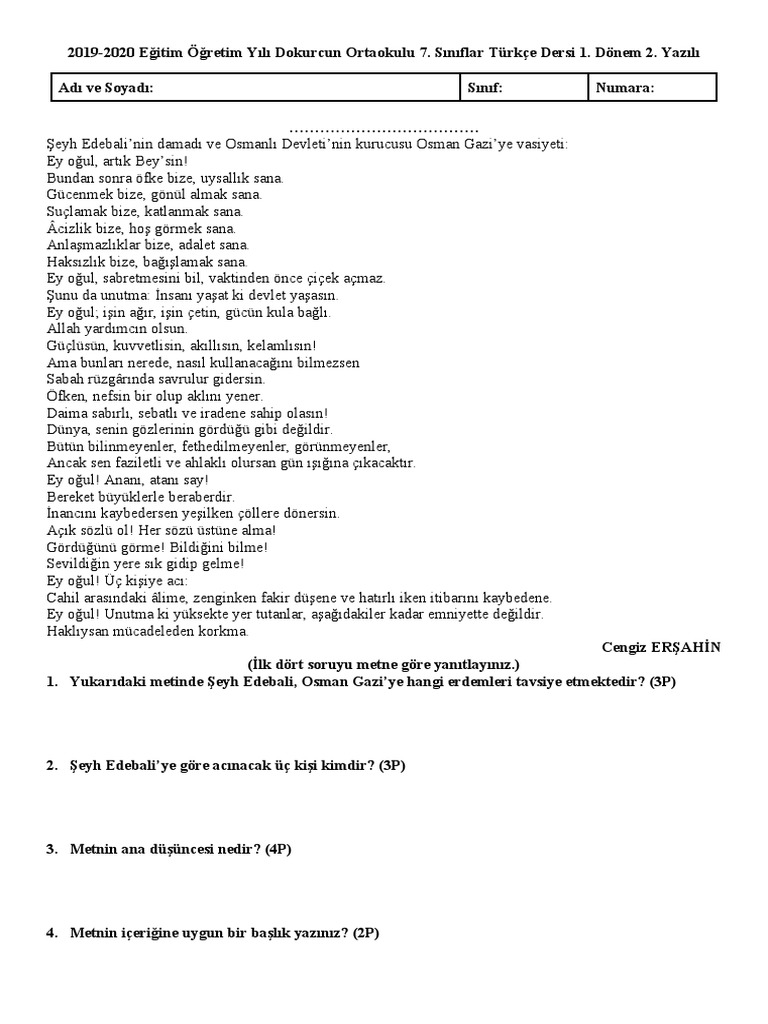 7 snf1 Dnem2 Yazl | PDF