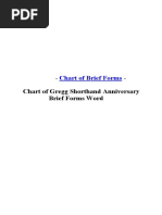Pitman's Shorthand Short Forms Guide | PDF