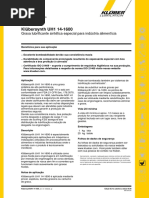 Datasheet Kluber - Klüberoil - 4 - UH1 - N | PDF