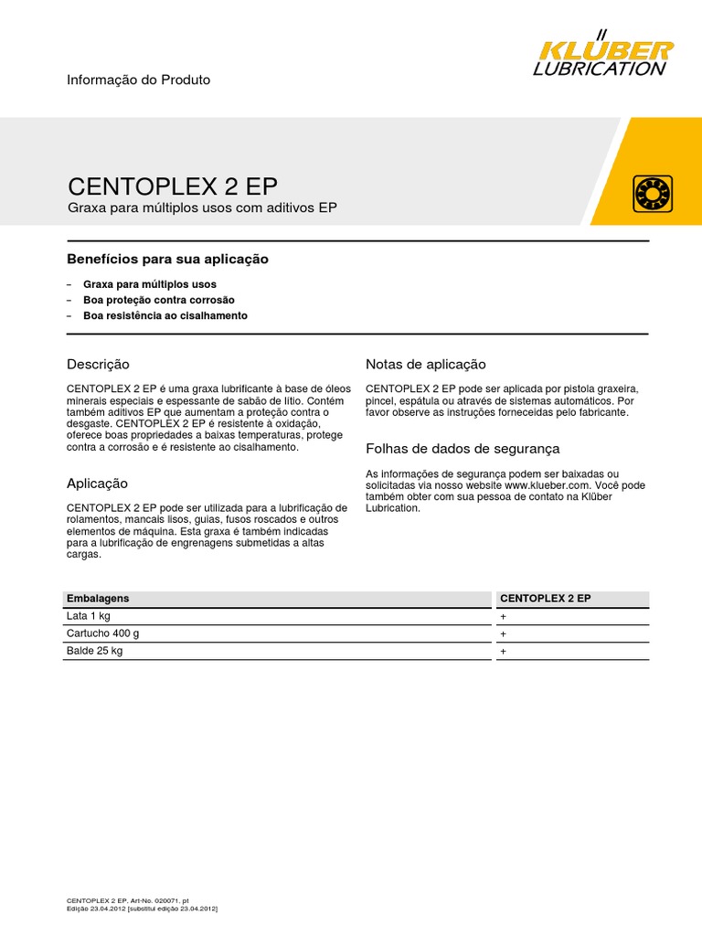 CENTOPLEX 2 EP-pt | PDF | Lítio | Petróleo