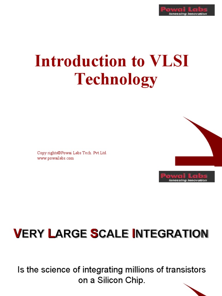 Introduction To Vlsi Technology Pdf Field Programmable Gate Array Hardware Description