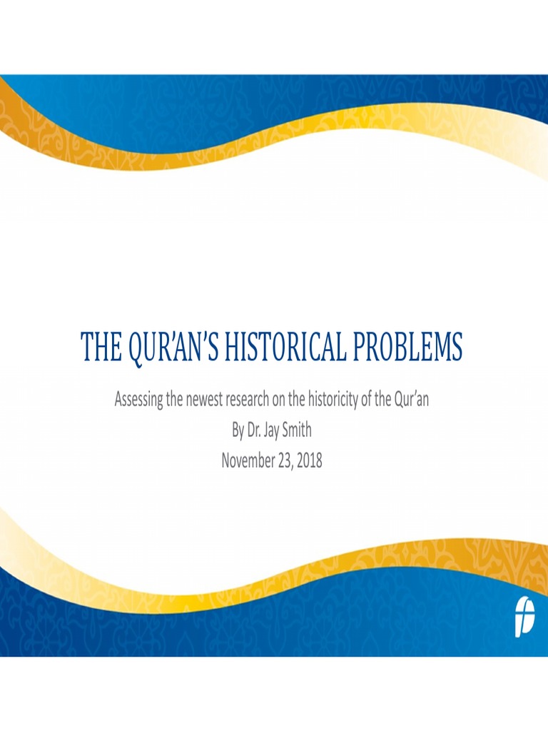 Historicalproblems - Jay Smith PDF | PDF | Quran | Islam