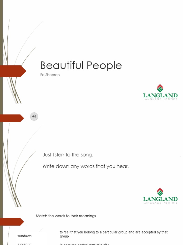 Beautiful People | PDF