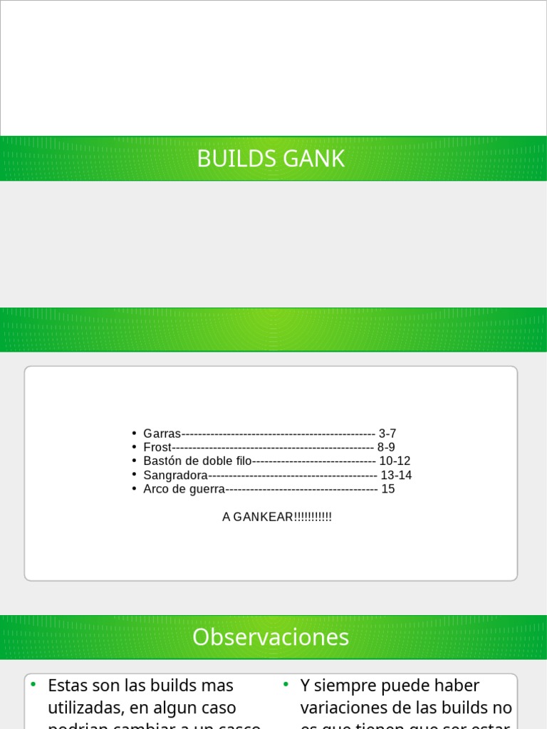 Build Gank | PDF