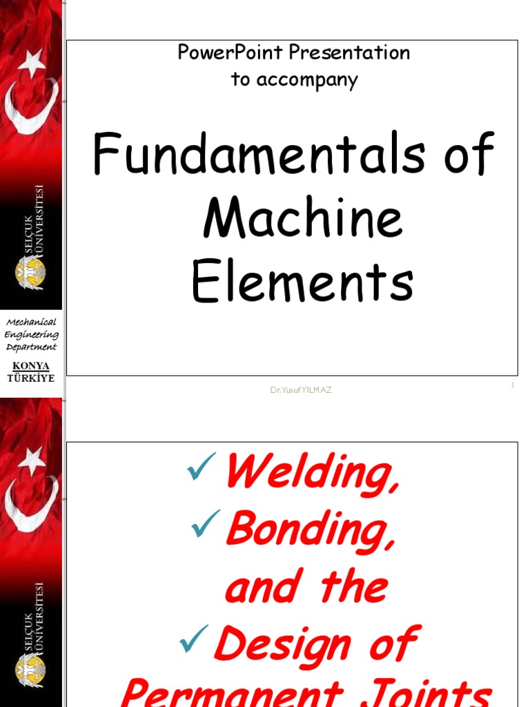 CH 5.mach - Design 2014 Welding Design PDF | PDF | Strength Of Materials | Welding