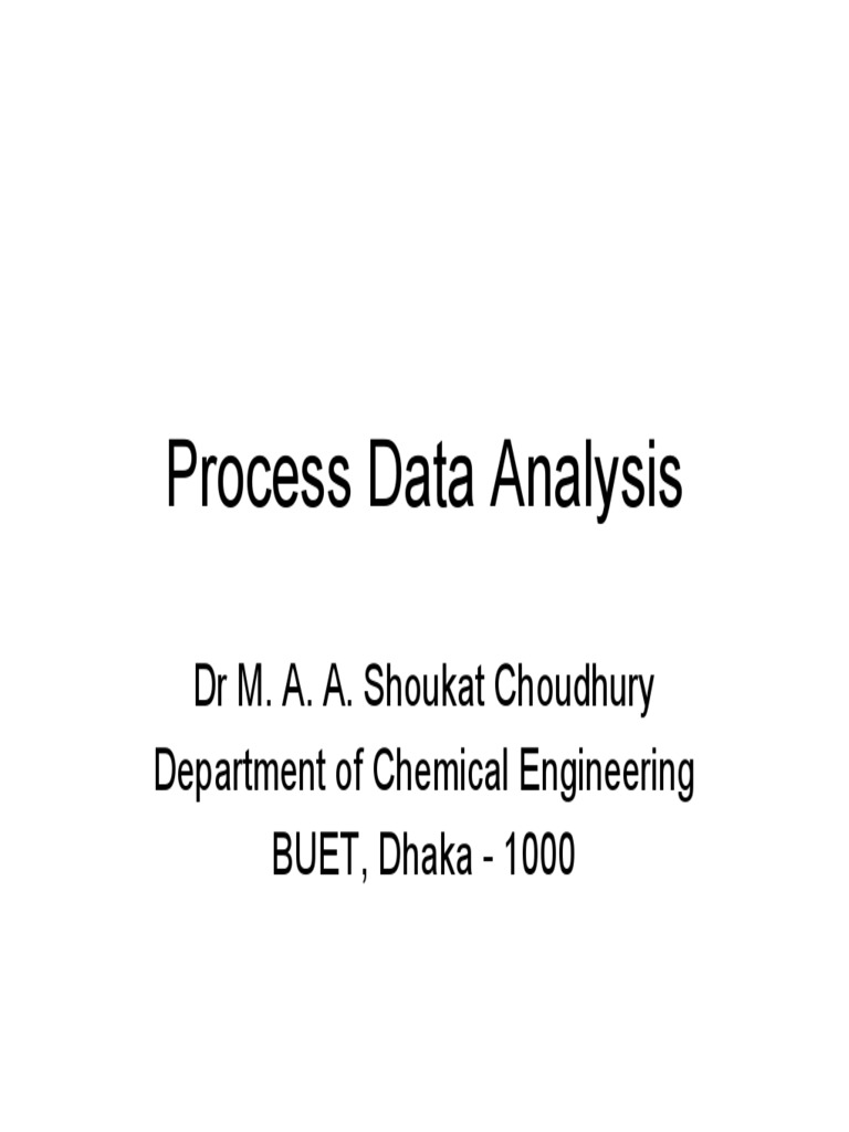 Process Data Analysis Pdf Standard Deviation Variance