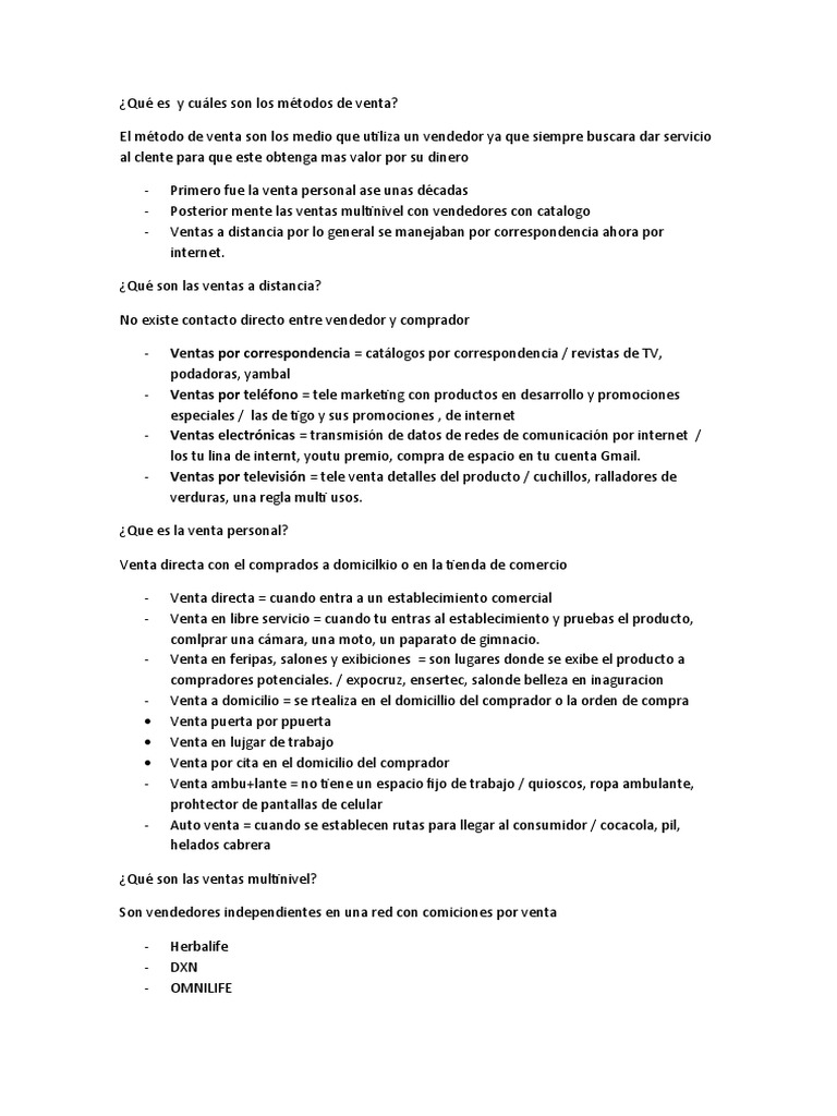 Venta | PDF | Cliente | Sector privado