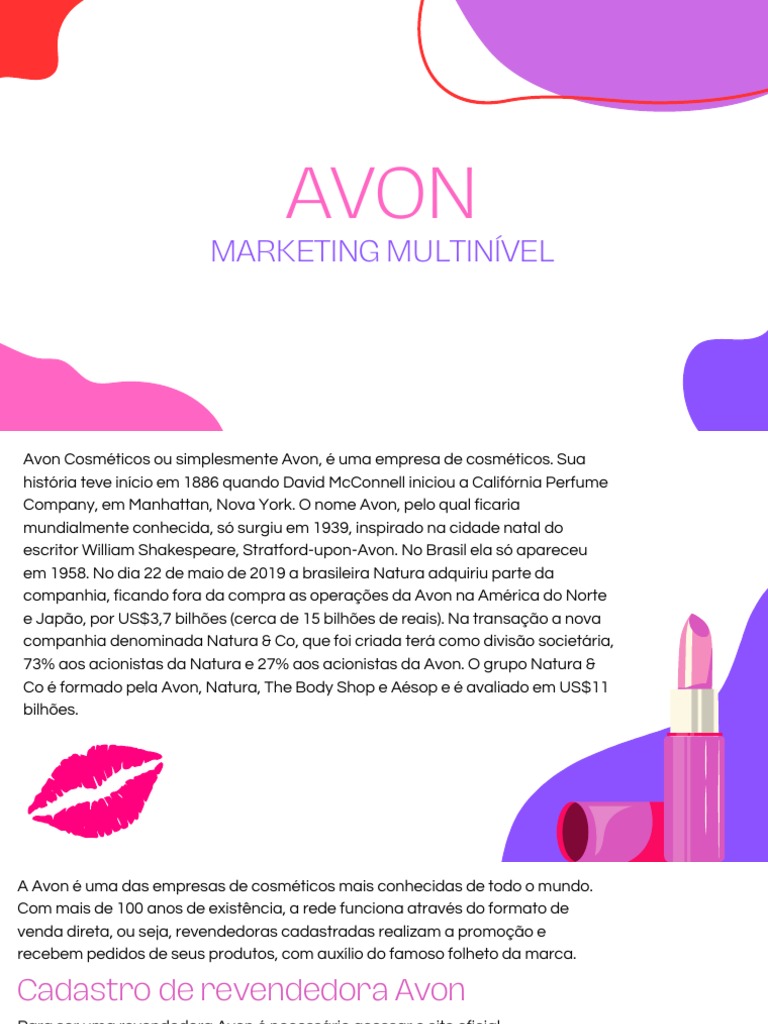 Como se Tornar Revendedora Avon | PDF | Business