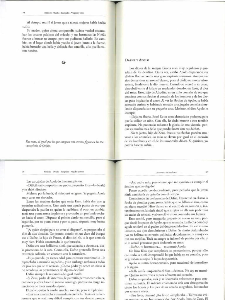 Dafne y Apolo | PDF | Eros | Apolo