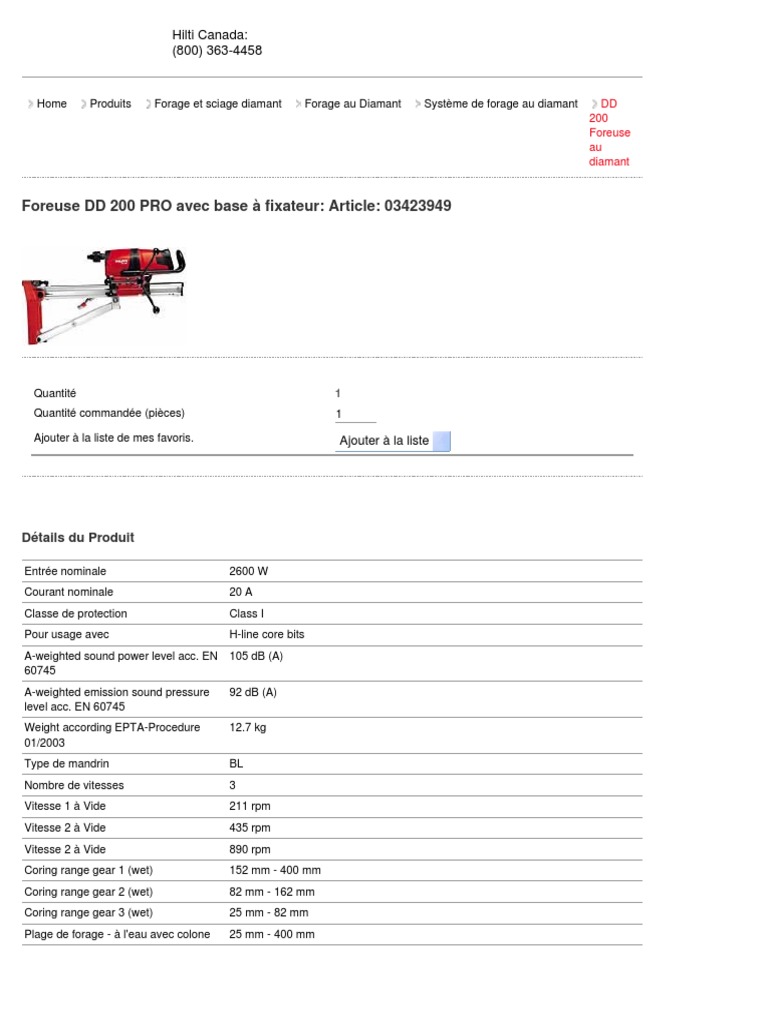 Hilti DD 200 PDF | PDF