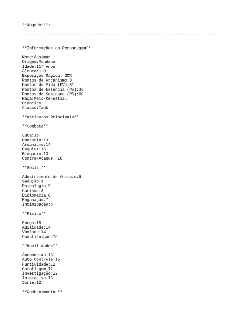 Aasimar - Meio Celestial | PDF