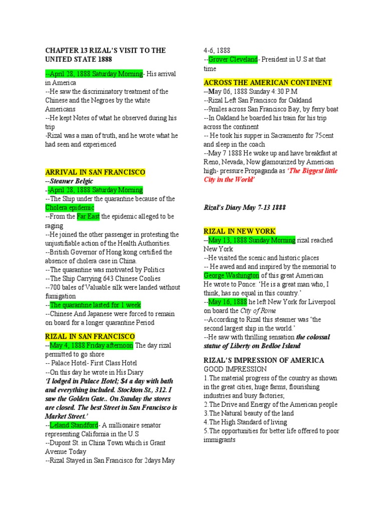 Rizal Chapter 13 | PDF
