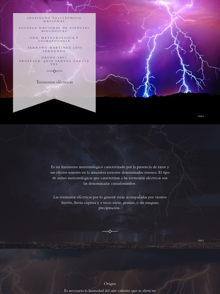 Tormentas Eléctricas | PDF | Tormenta | Relámpago