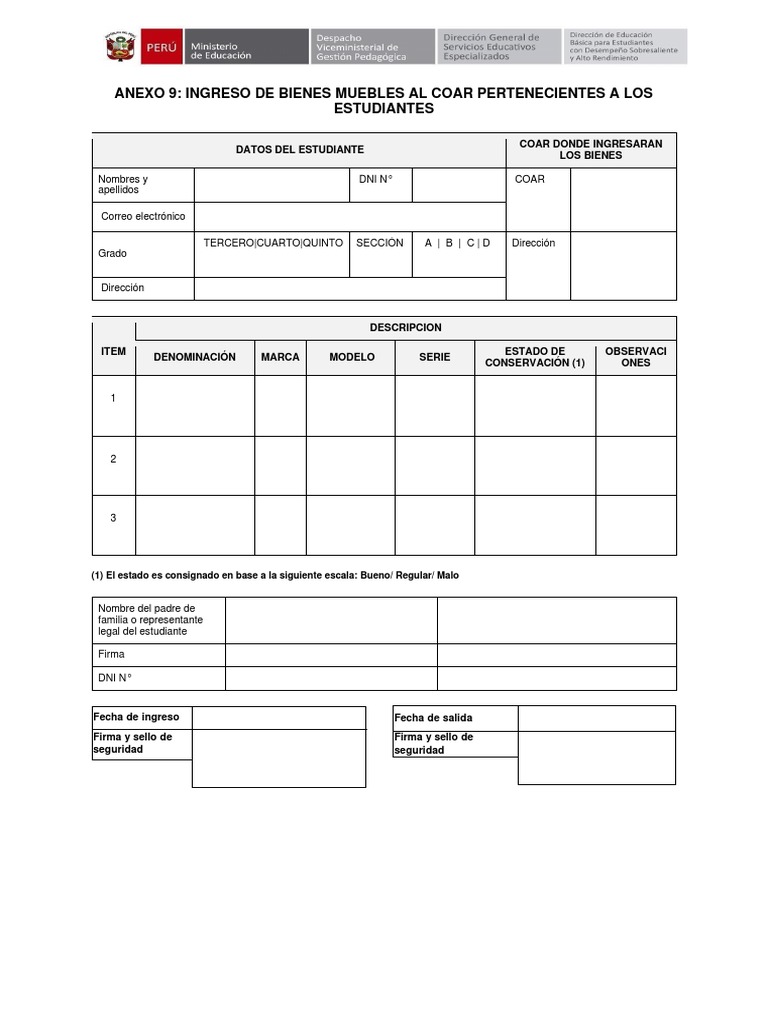 Anexo 9 para Todos | PDF