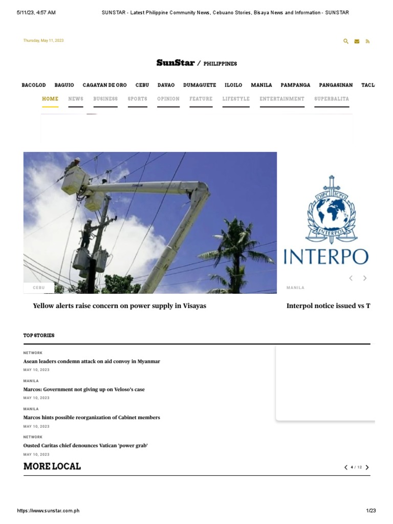 SUNSTAR - Latest Philippine Community News, Cebuano Stories, Bisaya ...