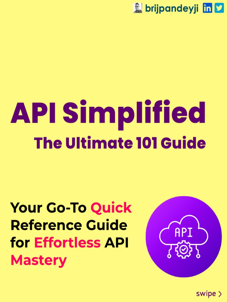 API Simplified The Ultimate 101 Guide PDF | PDF | Hypertext Transfer ... API Simplified The Ultimate 101 Guide PDF | PDF | Hypertext Transfer ...