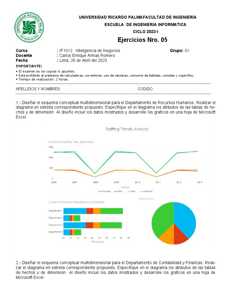 Ejercicios 05 | PDF | Microsoft Excel | Diseño