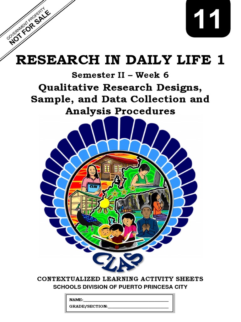 Research in Daily Life 1: Qualitative Research Designs, Sample, and ...