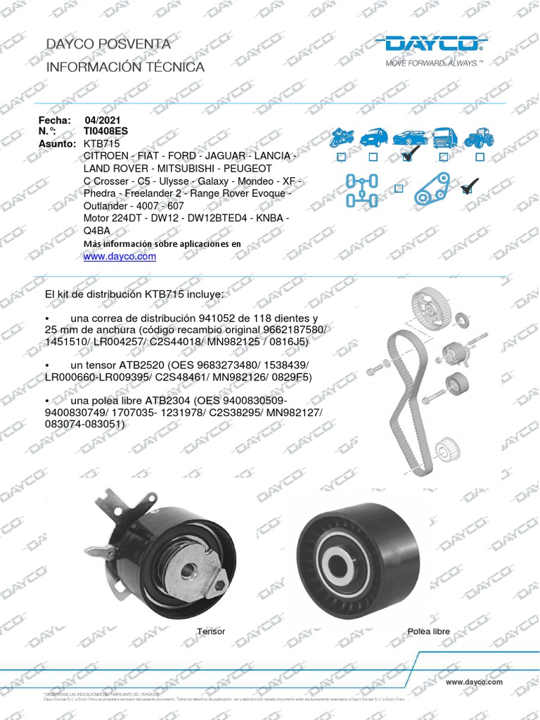 Puesta Punto Land Rover Freelander 2 2.2 Dw12, Motor Ford-Psa ...